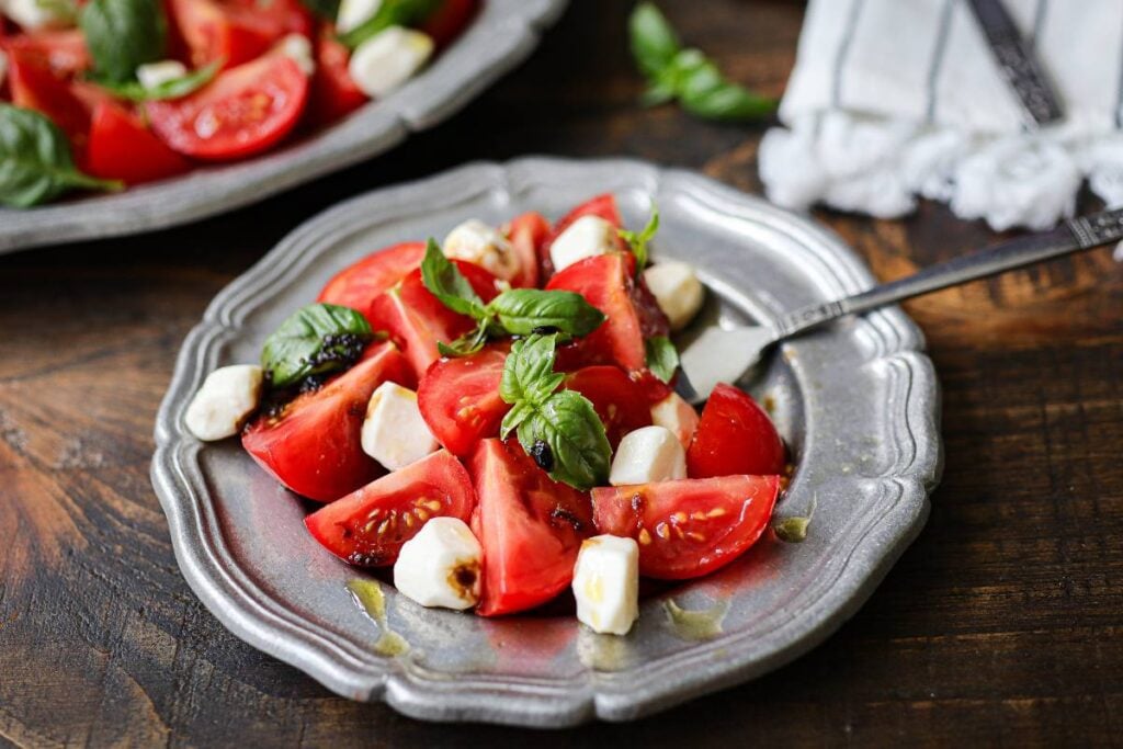 Easy Caprese Salad Recipe - All Recipes | Sweet New Roots
